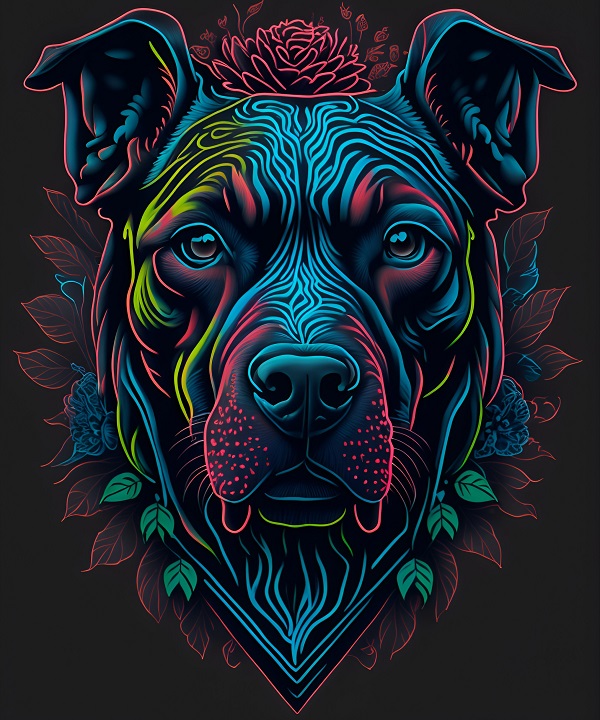 Unique Pitbull Portraits | Custom Dog Art Transformations!