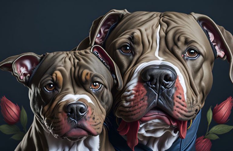 Unique Pitbull Portraits | Custom Dog Art Transformations!