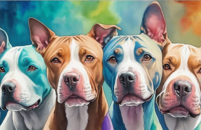 Unique Pitbull Portraits | Custom Dog Art Transformations!